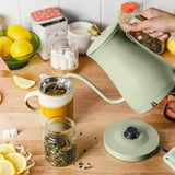 Beautiful 1-Liter Electric Gooseneck Kettle 1200 W, Sage Green by Drew ...