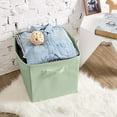 Ezoware 4 Foldable Fabric Basket Bins Collapsible Cubes For Nursery
