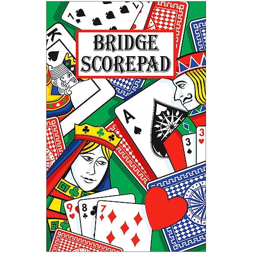 Card Party Bridge Score pad - Walmart.com