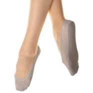 Flammi Women's Peep Toe Liner Socks No Show with Nonslip Heel Grip (3 ...