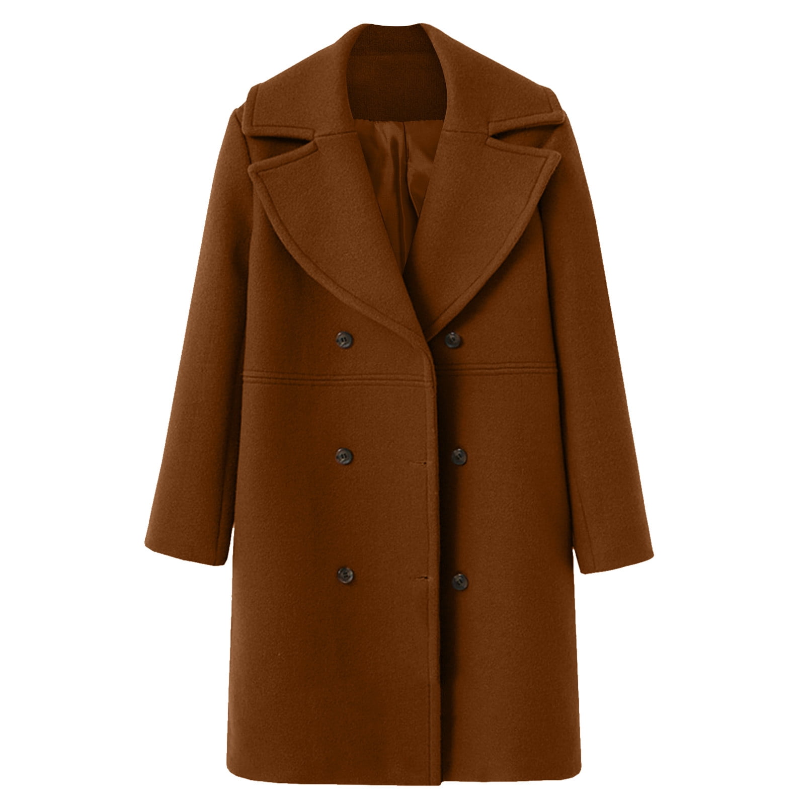 Click here for Wangmeiwg Women Winter Wool Blend Mid Long Coat Do... prices