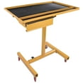 JEGS 81421 Rolling Work Table with Drawer 200 lb. Capacity Adjustable ...