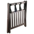 Winsome Reese Luggage Rack with Shelf, Cappuccino Finish - Walmart.com