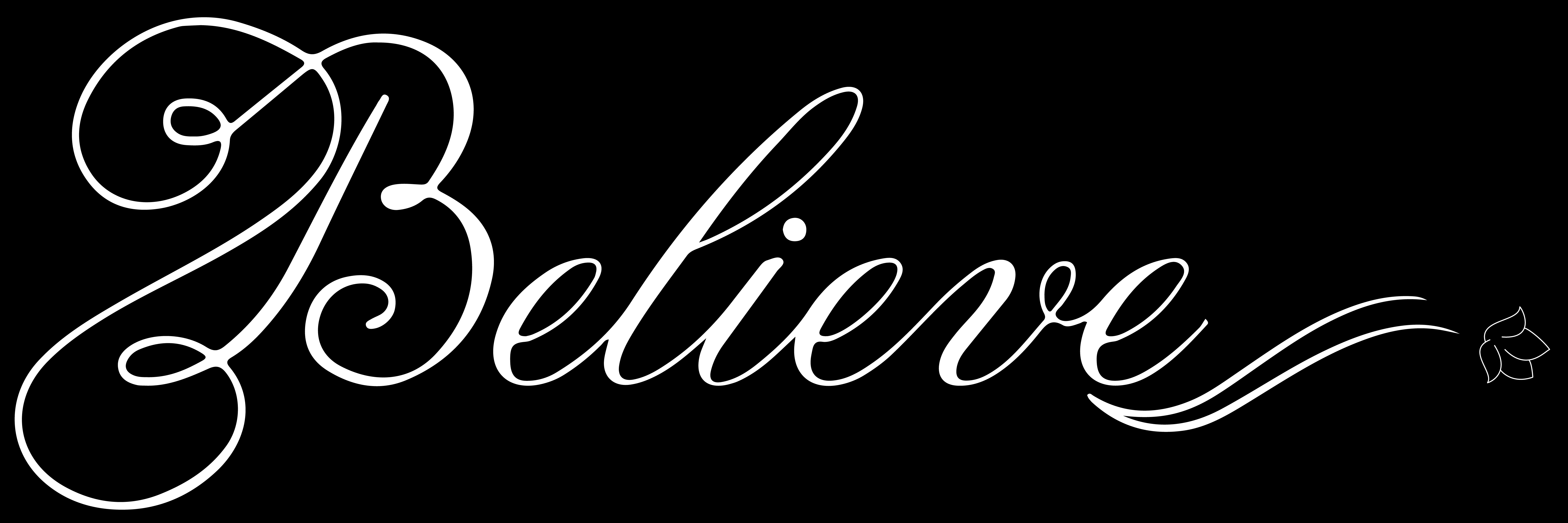 Believe Vinyl Decal Sticker Quote - Small - Matte White - Walmart.com