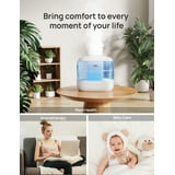 Dreo Humidifier for Bedroom, Quiet 4L Cool Mist Top-Fill Ultrasonic ...