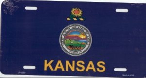 Design It Yourself Custom Kansas Plate #4. Free Personalization on ...