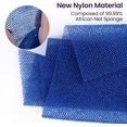 Bath Sponge Net Long Net Bath Sponge Shower , for Daily Use (Black,Blue ...