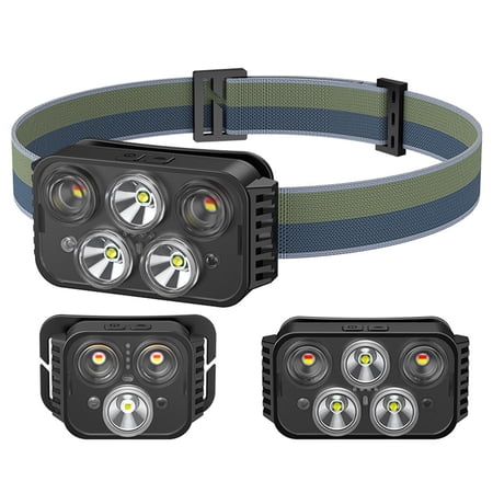 QINXIN Outdoor Led Headlamp Waterproof Super Bright Usb Rechargeable ...