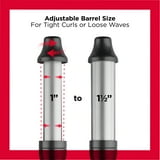 "Revlon Styling 2-in-1 Ceramic Adjustable Barrel 1"" and 1-1/2 ...