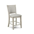 Farmhouse Counter Height Chairs, 2-Piece, Tan/Beige Finish ...