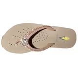 Volatile Womens Sol Rhinestone Thong Casual Sandals Casual - Walmart.com