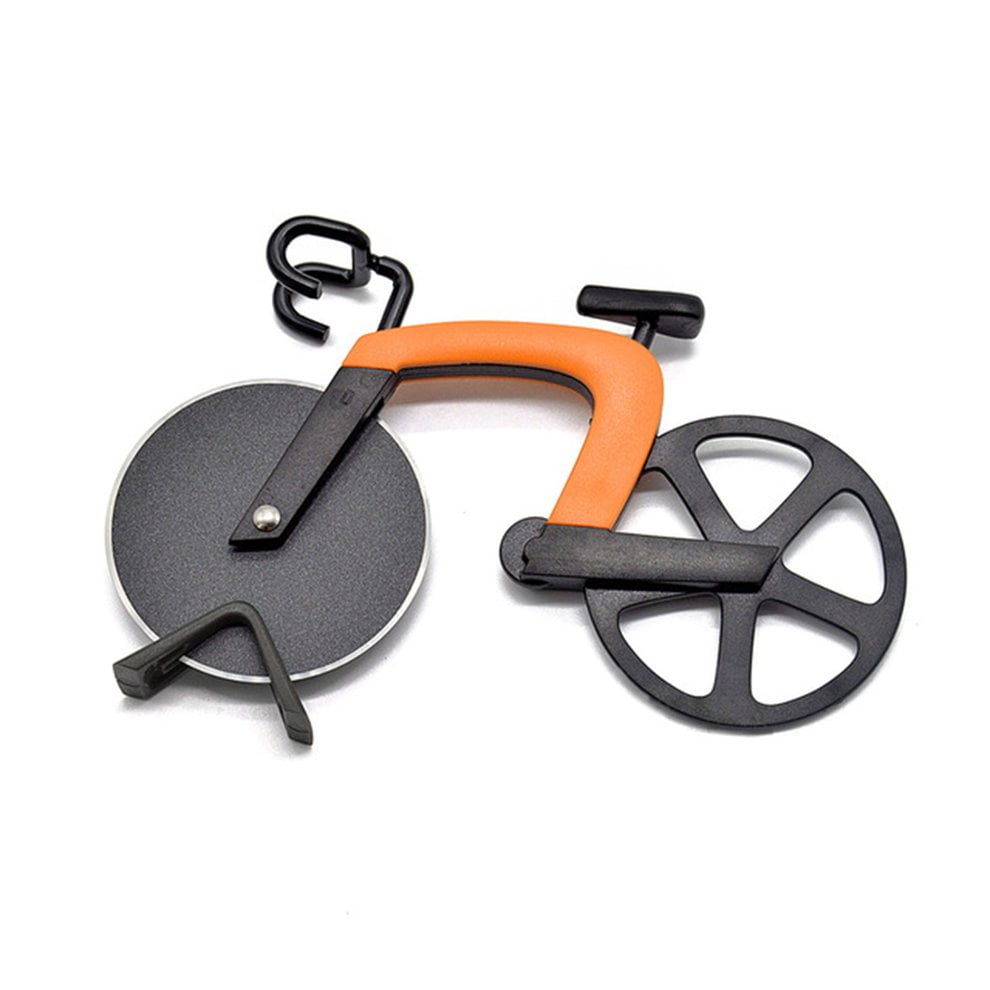 Bicycle Pizza Cutter Bike Wheel Pizza Chopper Bike Roller Pizza Slicer ...