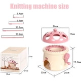 JoyBuy 32 Needles Smart Weaving Loom: DIY Circular Beginner Knitting ...