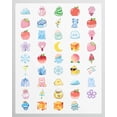 35pcs-50pcs Cute Stickers Stationery Stickers Fantasy Stationery ...
