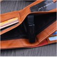 USA $100 Bill Benjamin Franklin Wallet With Safety Snap Men's Brown ...