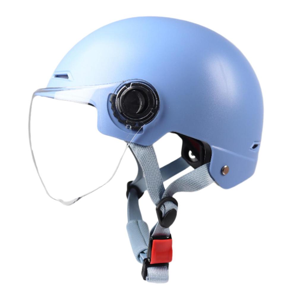 Simple Motorcycle Helmets Men Women Electric Vehicle Helmets Electric ...