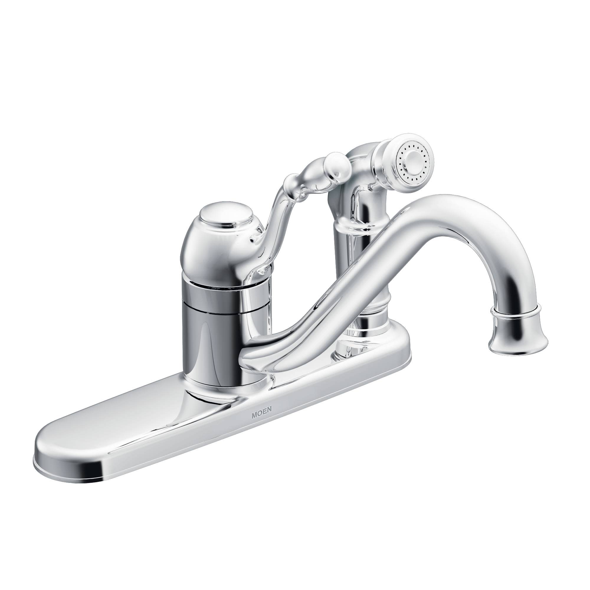 Moen CA87019 Kitchen Faucet With Side Spray From The Lindley Collection
