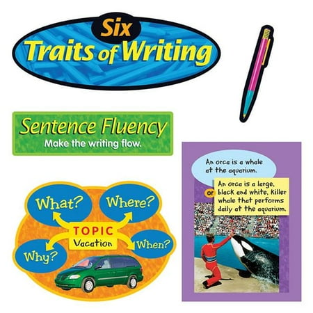 Trend Enterprises T-8139BN Six Traits of Writing Bulletin Board Set ...