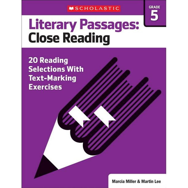 Literary Passages: Close Reading: Literary Passages: Close Reading ...