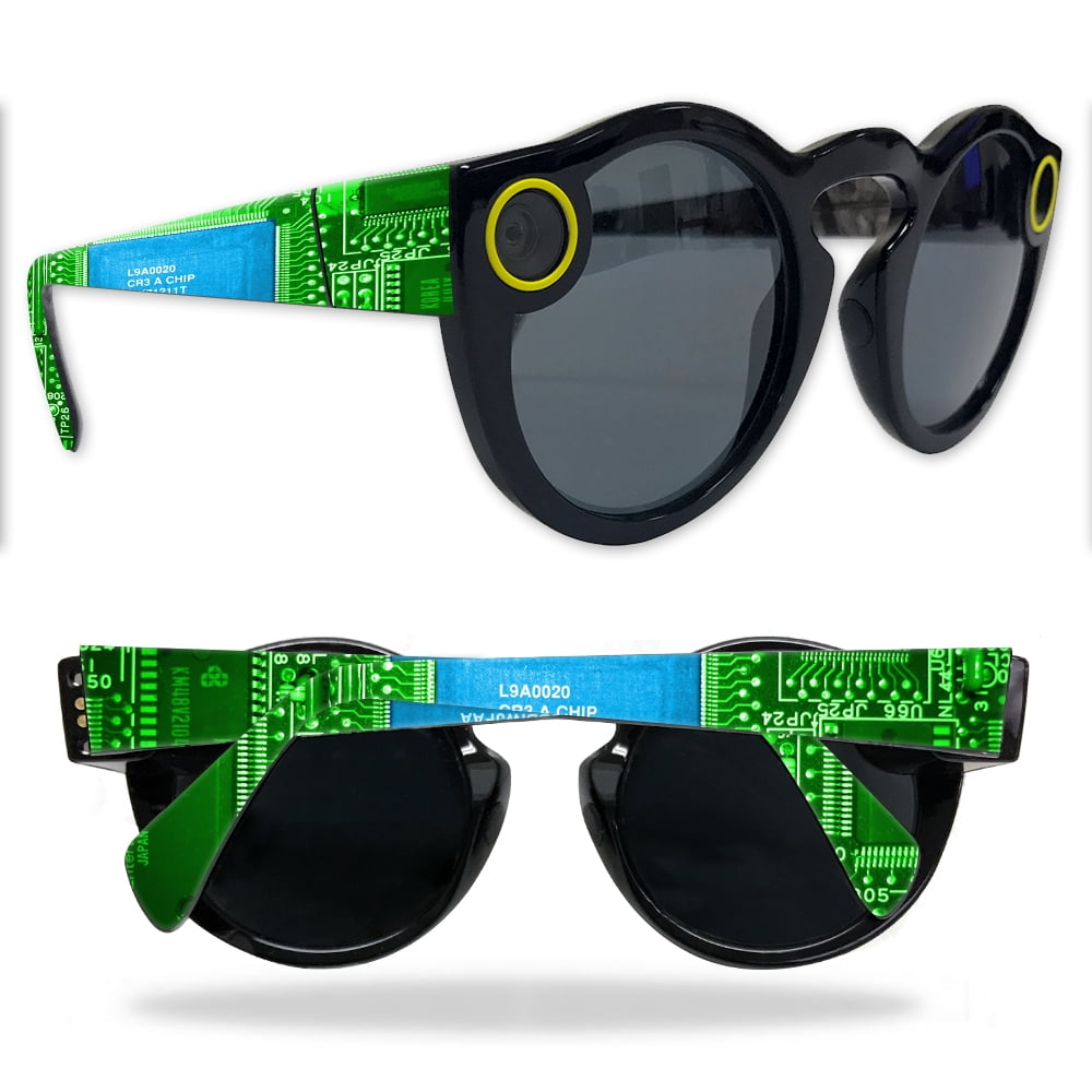 Skin Decal Wrap Compatible With Snapchat Snapchat Spectacles Circuit ...