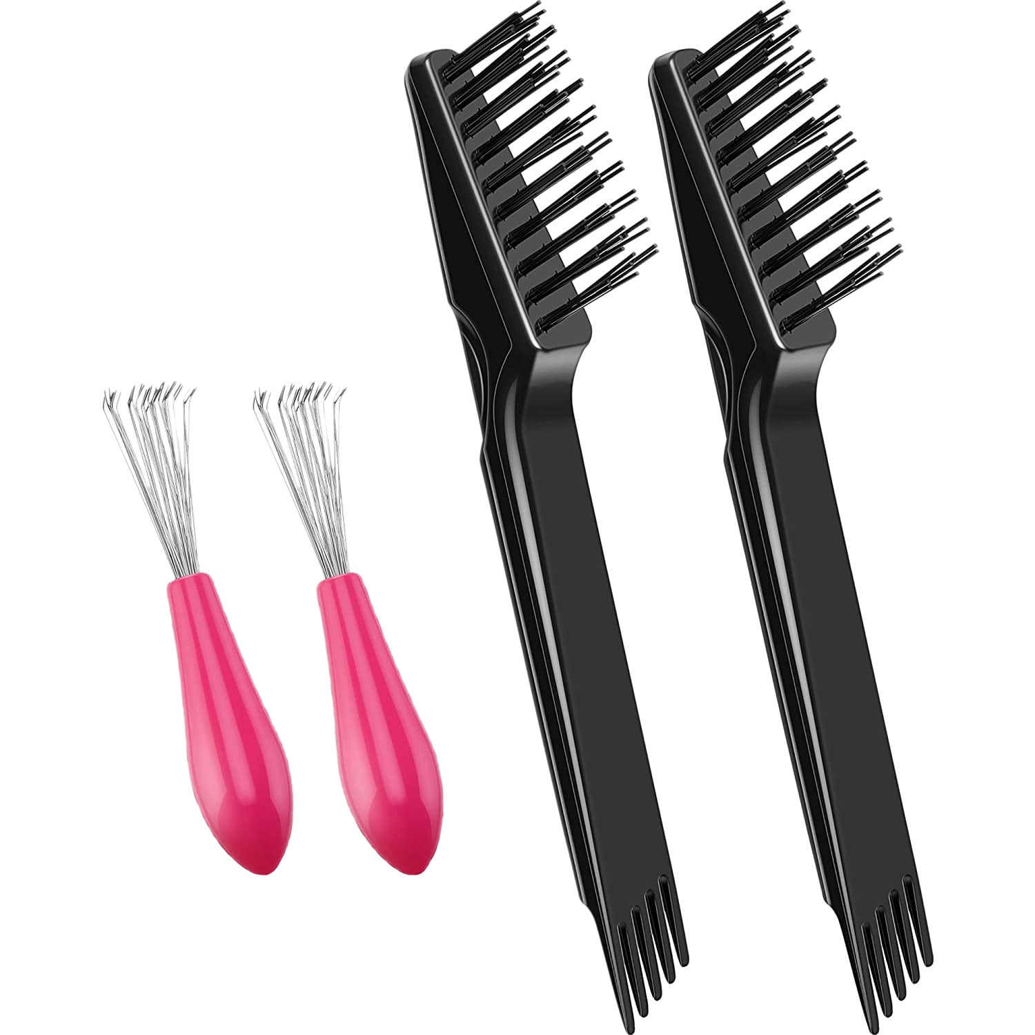 Click here for Unbranded 4pcs Hair Brush Cleaning Tool Comb Clean... prices