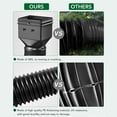 HXXF Rain Gutter Downspout Extension Flexible Drain Hose from 21 to 60 ...