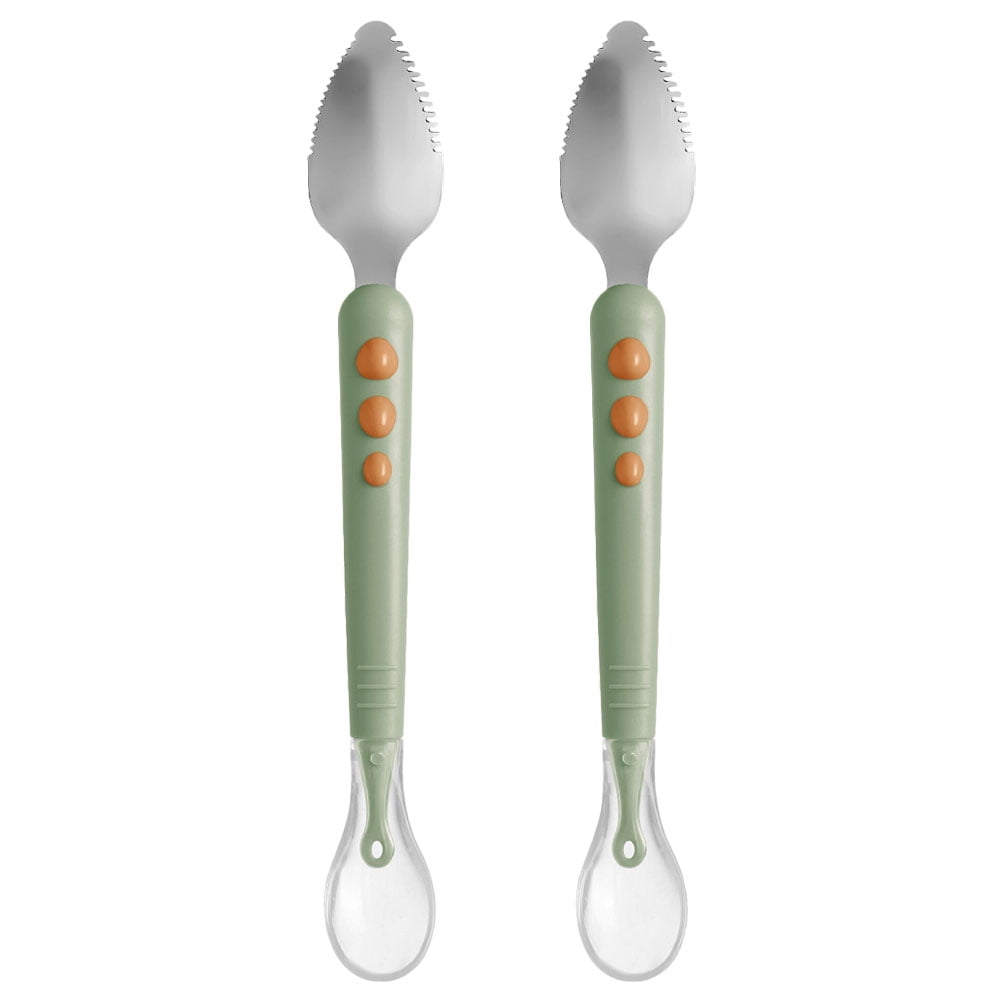 Click here for Etereauty 2pcs Fruit Puree Spoon Double-Ended Baby... prices