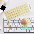 BESTYASH Light Green ABS Laptop Keyboard Sticker for Decor Easy to ...