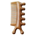 Massage Comb Gift Smooth Edge Manual Wide Hair Comb for Body Eyes Face ...