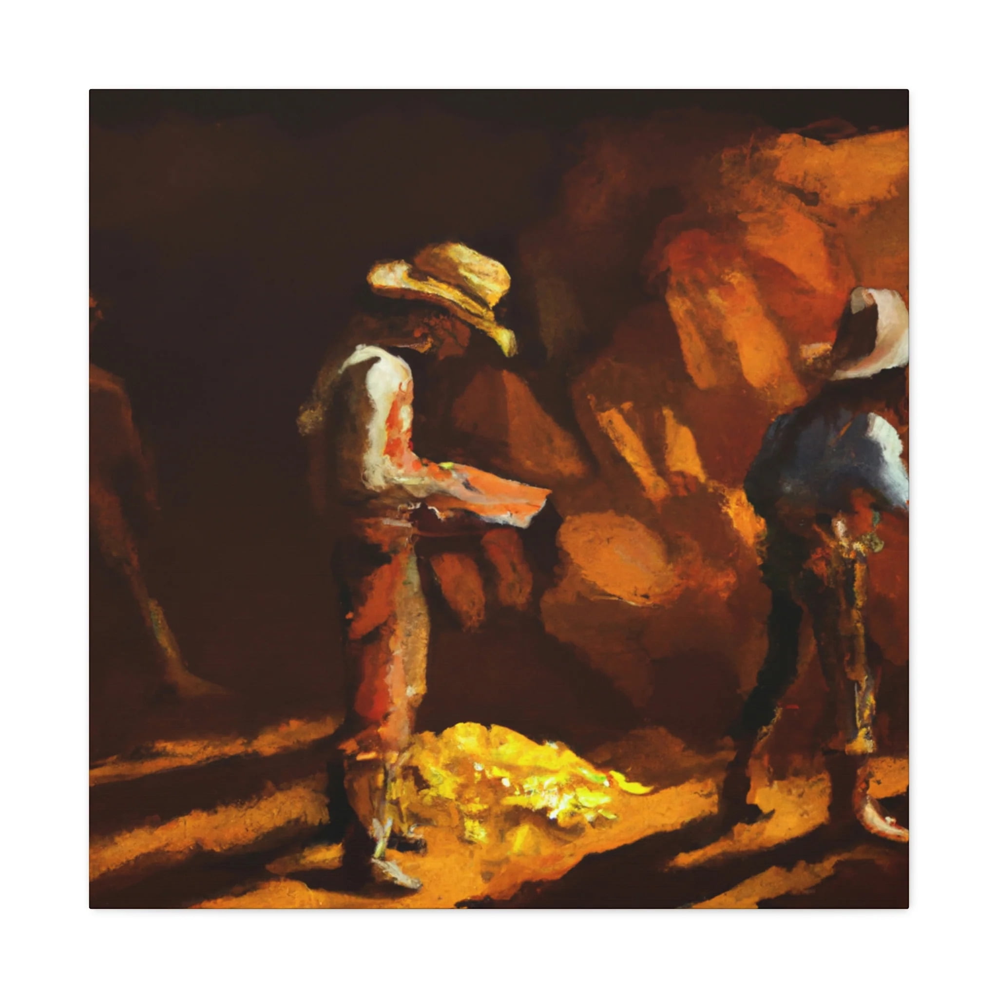 Glimmer of Gold Mines - Canvas - Walmart.com