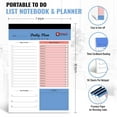 STECCO Personal Organizer Notepad - Daily To Do List Work Planner ...