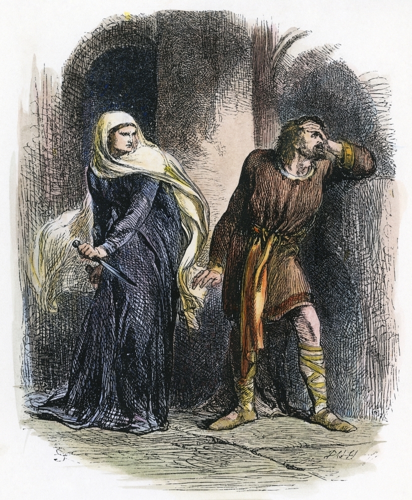 Shakespeare: Macbeth. /Nlady Macbeth Exhorting Macbeth To Rid Himself ... Shakespeare: Macbeth. /Nlady Macbeth Exhorting Macbeth To Rid Himself ...