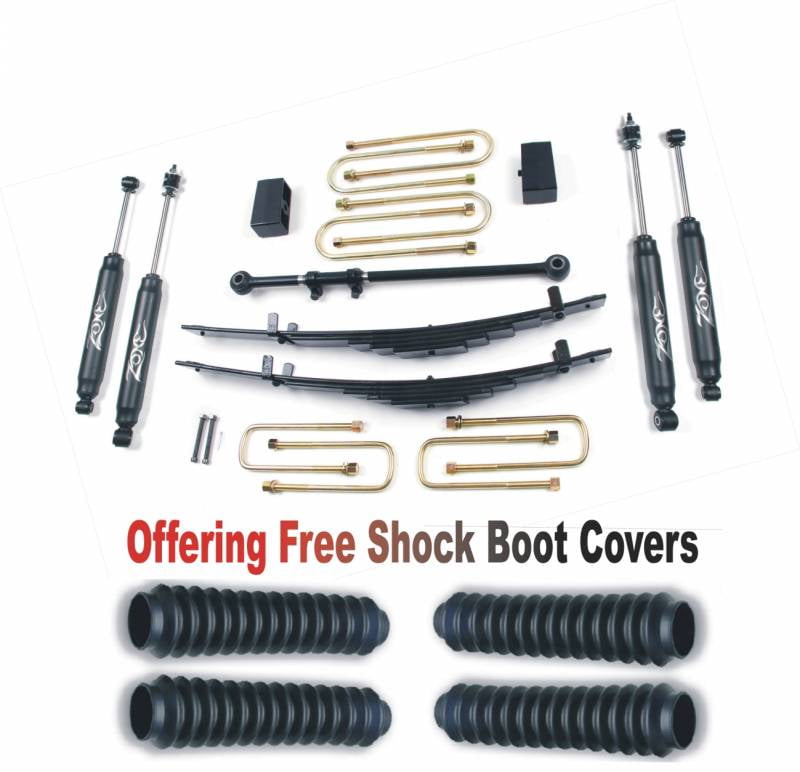 ZoneOffRoad 2000-2005 Fits Ford Excursion 4WD 4" Suspension System With ...