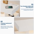 Modern Sideboard Buffet Cabinet – Auto-Detector RGB LED Lights, Built ...