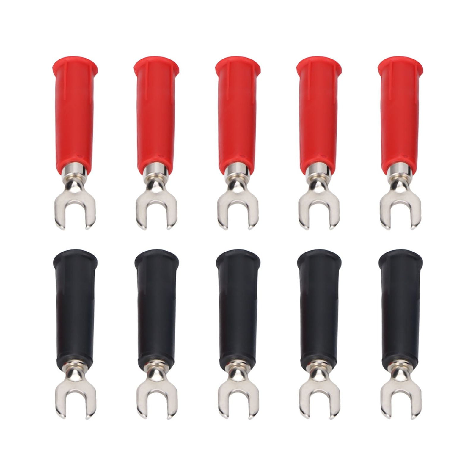 Conectores de cable de horquilla aislados - 10 piezas tipo U/Y, 4 mm ...