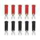 10Pcs 4mm U/Y Type Electrical Crimp Terminals Insulated Fork Spade Wire ...