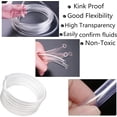 AOPANDA 20 Feet PVC- 3/8" ID Clear Vinyl Tubing Flexible, Hybrid PVC ...
