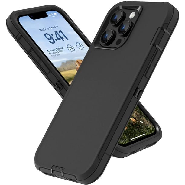 iPhone 12 Heavy Duty Case {Shock Proof Case with 3 Layer Rubber ...