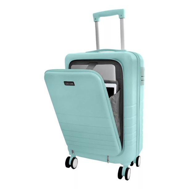 Maleta De Mano Linium Equipaje Para Cabina Avión Candado Tsa Color Aqua ...
