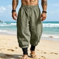 BRANROY Men's Jogger Pants - Color Block Drawstring Elastic Waist ...