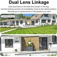 Lens Wall Light Camera, 3K Video, 1200LM Floodlight, 2 Way Audio, PTZ ...