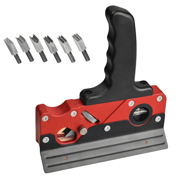 Chamfer Hand Planer with Backer handle Woodworking Edge Corner Plane ...