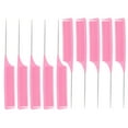 10Pcs Teasing Combs Ergonomic Handle Durable ABS Smoothing Alloy Pin ...