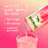 Bloom Nutrition Pop Prebiotic Soda, Strawberries & Cream, 12 fl oz Can ...