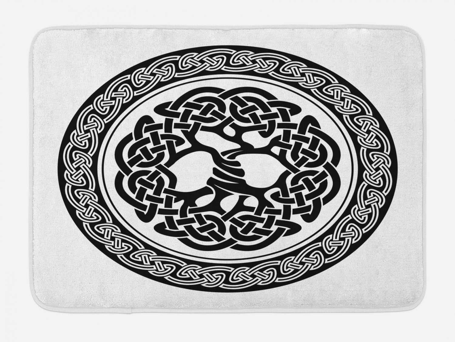 Celtic Bath Mat, Native Celtic Tree of Life Figure Ireland Early ...