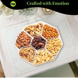 Nut Cravings Nut Tray Platter, 7 Gourmet Mixed Nuts, Snack Basket for ...