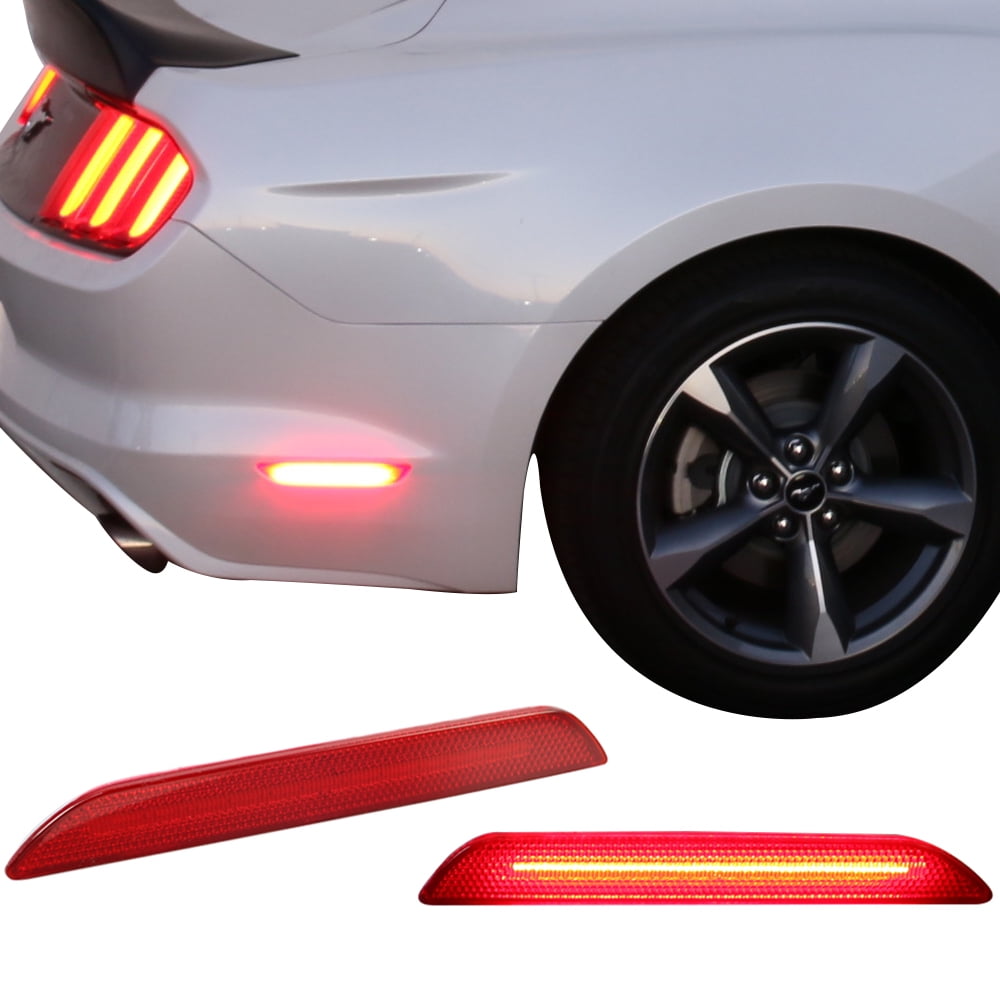 Ikon Motorsports Compatible with 15-17 Ford Mustang 2Dr Rear Side ...