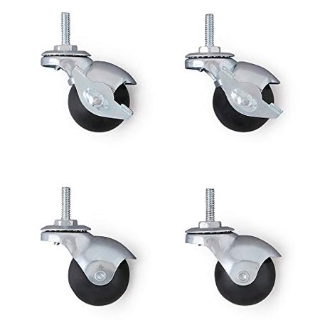 Iris Ohyama Rack Metal Rack Parts 4 Caster Pole Diameter 19mm Load ...