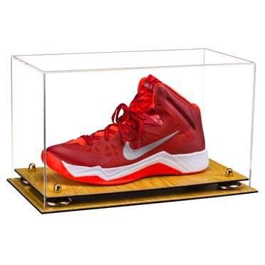 Deluxe Acrylic Clear Basketball Shoe Display Case with Wood Floor (A025 ...