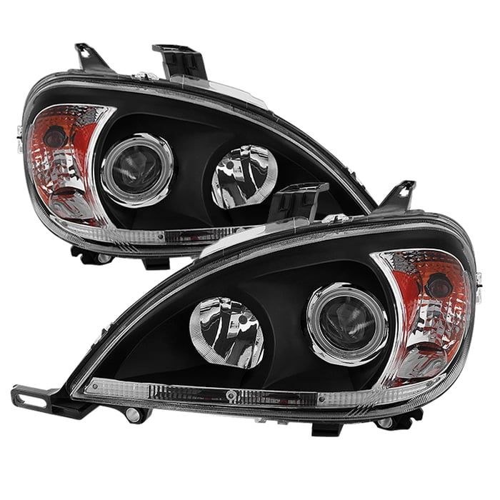 For 00-02 Mercedes Benz ML55 AMG W163 TD Halo Projector Headlights ...